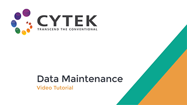 SpectroFlo Tutorial: Data Maintenance | Cytek Biosciences