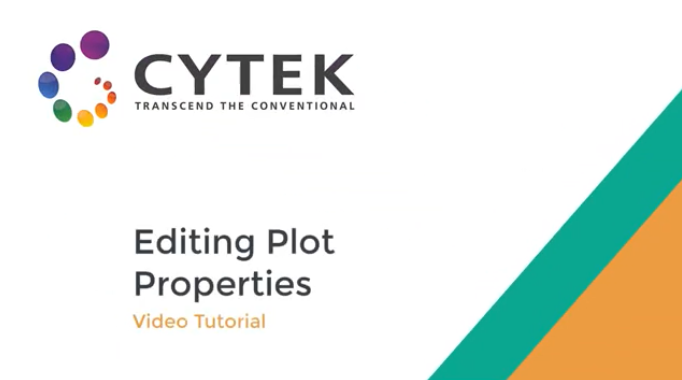 SpectroFlo Tutorial: Editing Plot Properties | Cytek Biosciences