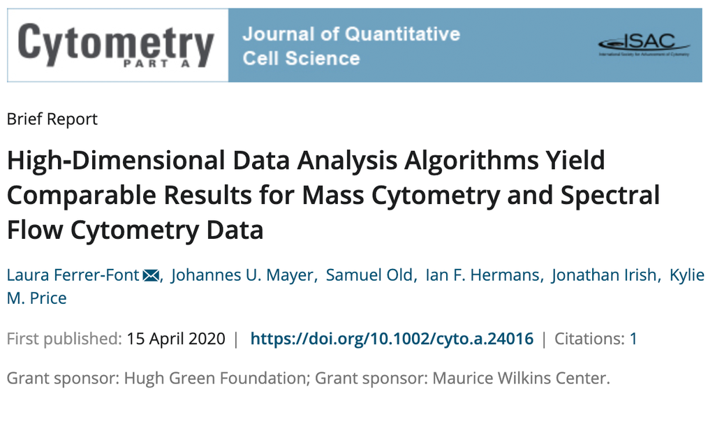 High‐Dimensional Data Analysis Algorithms Yield Comparable Results for | Cytek Biosciences