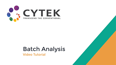 SpectroFlo Tutorial: Batch Analysis | Cytek Biosciences
