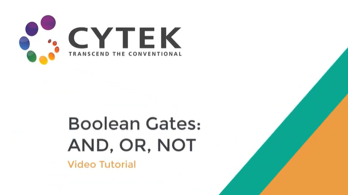 SpectroFlo Tutorial: Boolean Gates: AND, OR, NOT | Cytek Biosciences