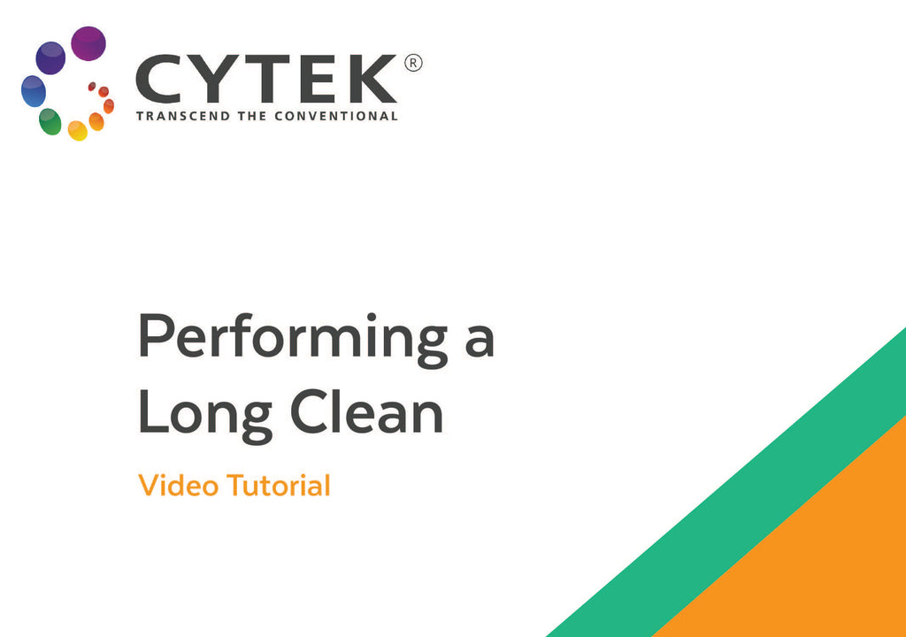 Performing a Long Clean | Cytek Biosciences