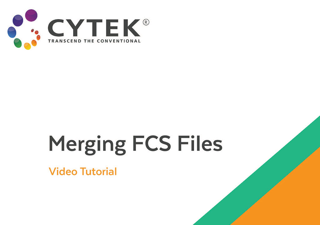 Merging FCS Files | Cytek Biosciences