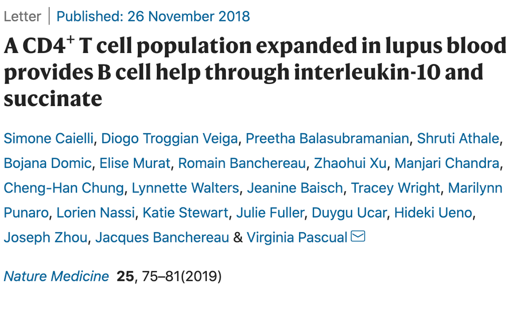 A CD4+ T cell population expanded in lupus blood provides B cell help ...