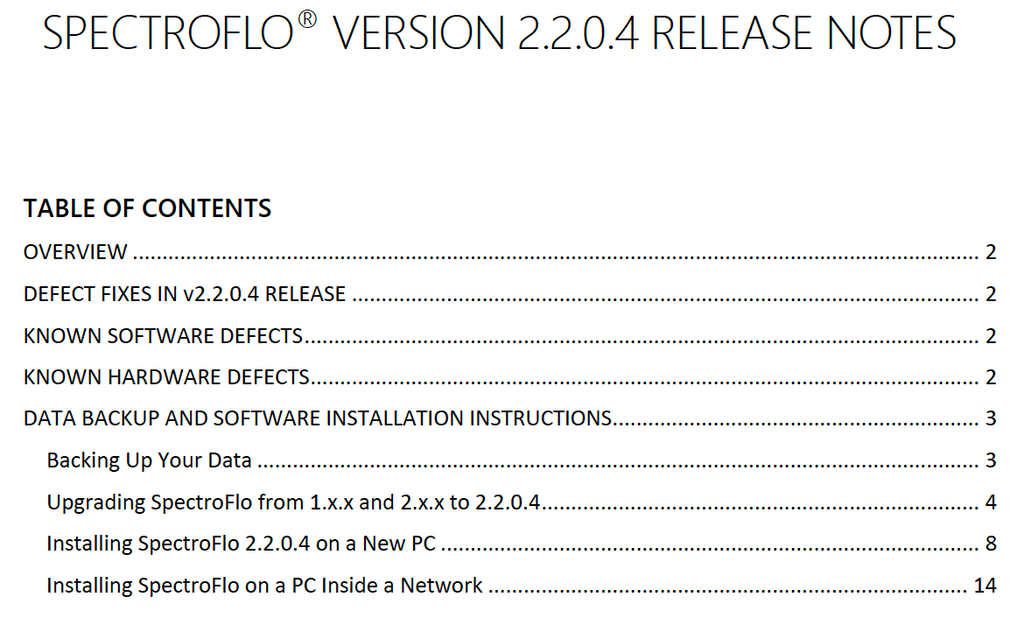 SpectroFlo v2.2.0.4 Software Release Notes | Cytek Biosciences