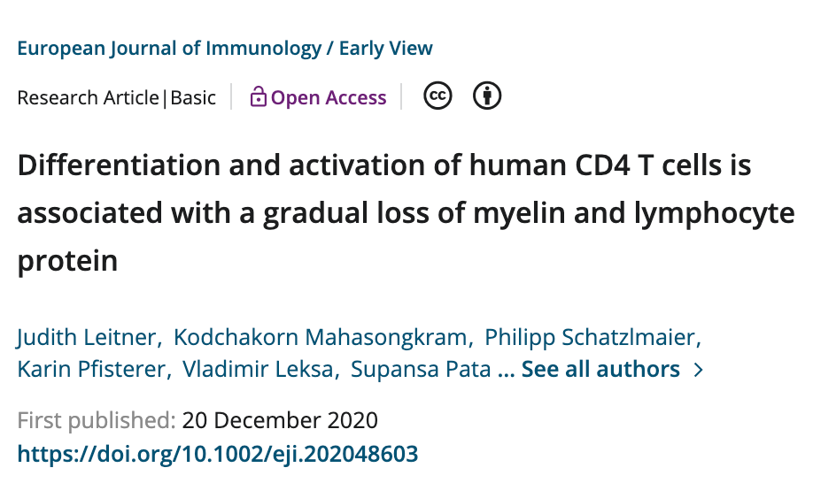 Differentiation and activation of human CD4 T cells is associated with ...