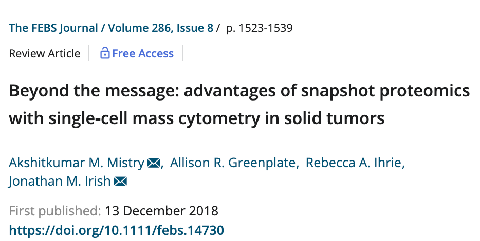 Beyond the message: advantages of snapshot proteomics with single‐cell ...