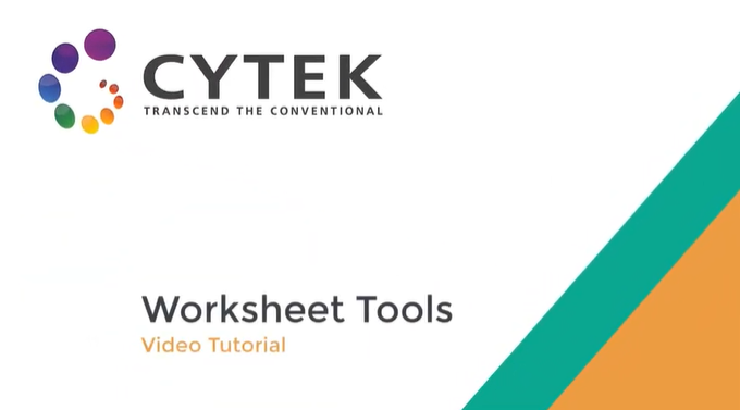 SpectroFlo Tutorial: Worksheet Tools | Cytek Biosciences